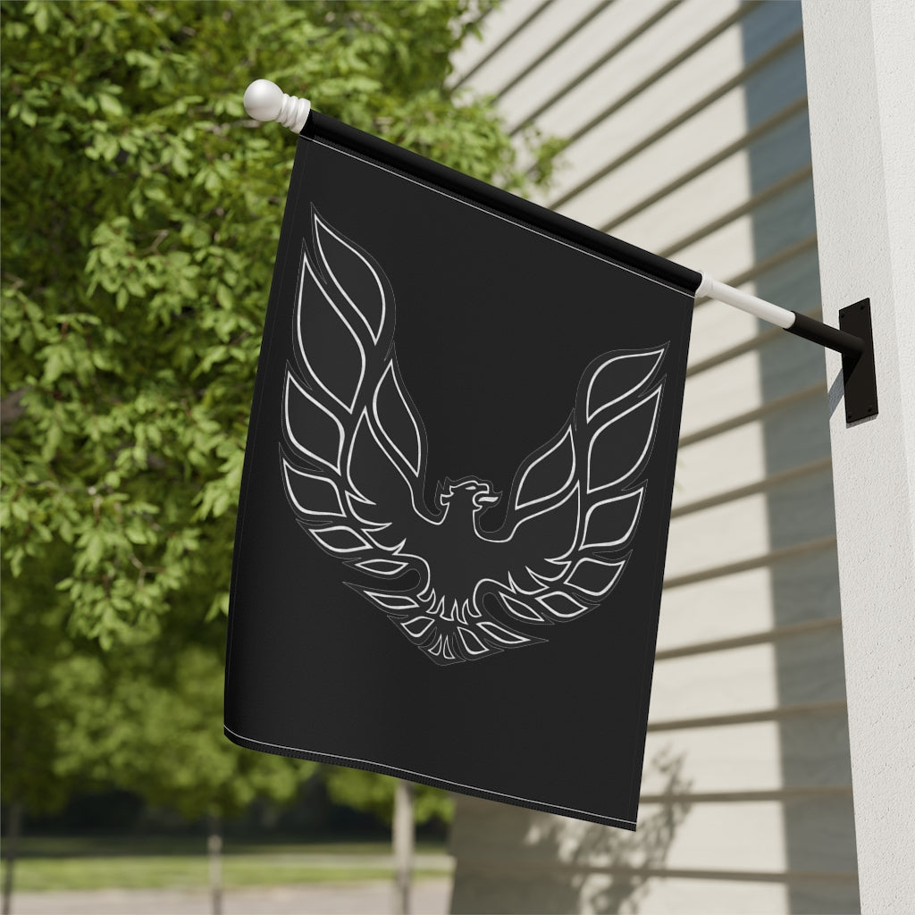 Black Pontiac Firebird Trans Am Formula Smokey Garden & House Banner ...